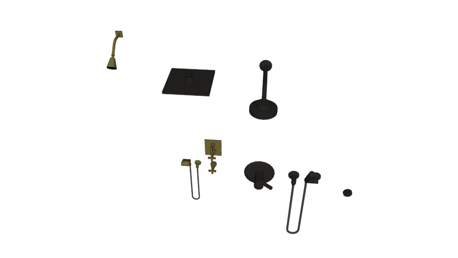 Shower Set | 3D Warehouse