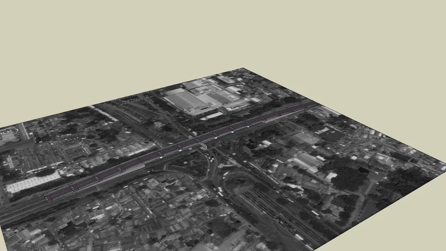 Flyover Pasar Rebo - Jakarat | 3D Warehouse