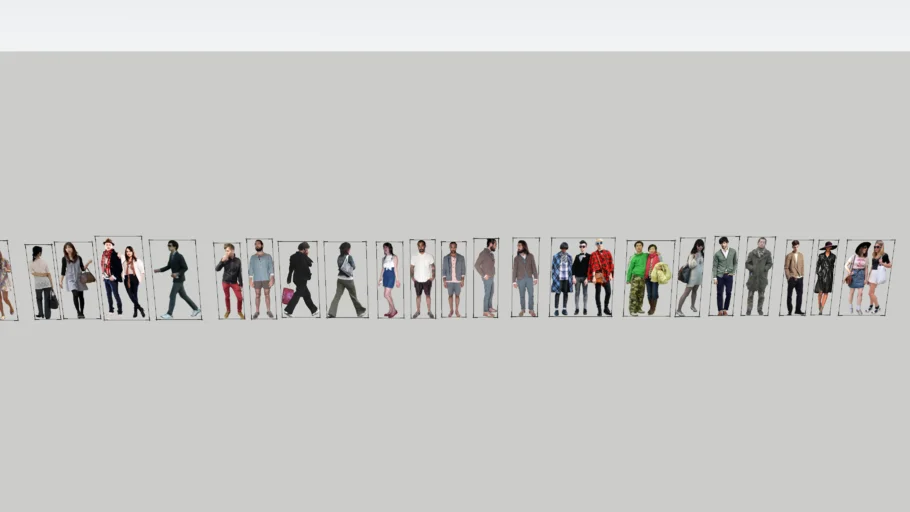 Funky people for use in visuals | 3D Warehouse