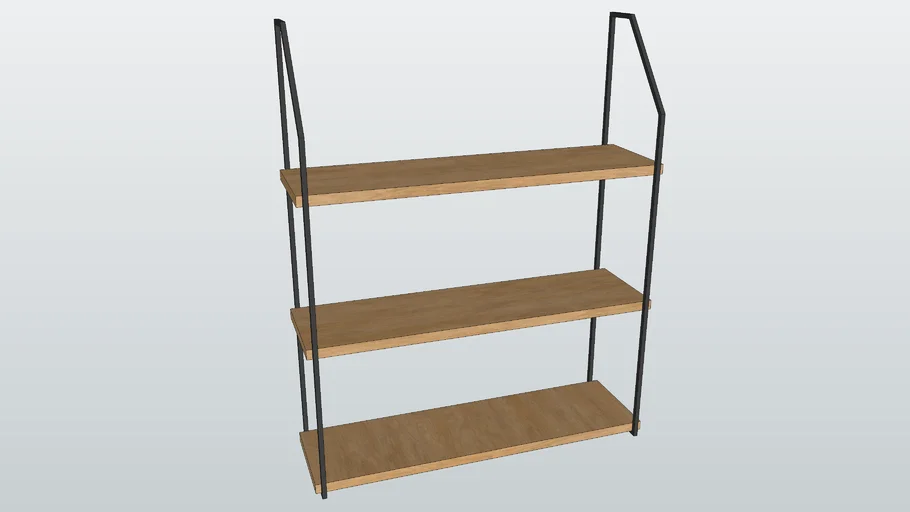 BOOKSHELVE HEJLSMINDE JYSK | 3D Warehouse