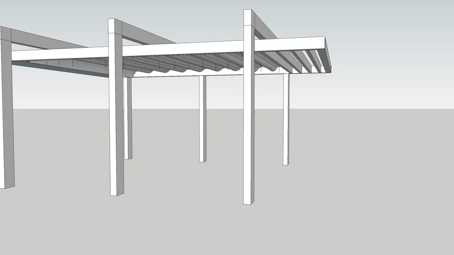 Пергола 092 - LD | 3D Warehouse