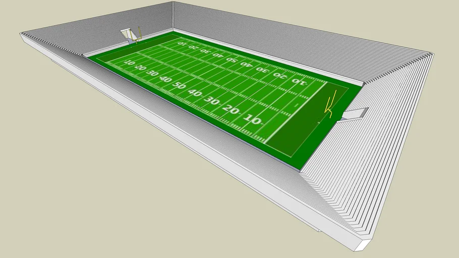 Medium Football Field | 3D Warehouse