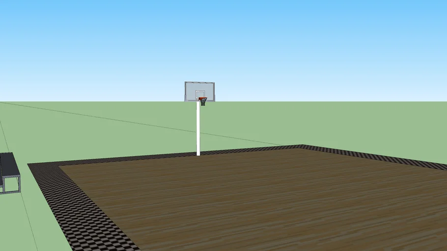 Clay's random basketball court | 3D Warehouse