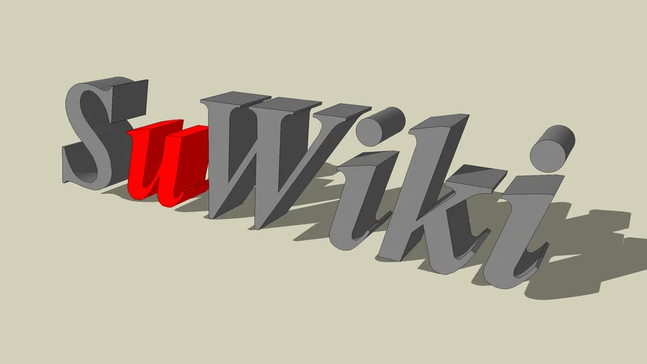SuWiki Logo | 3D Warehouse