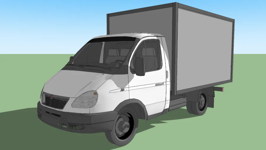 GAZ 3302-14G (Gazelle) | 3D Warehouse