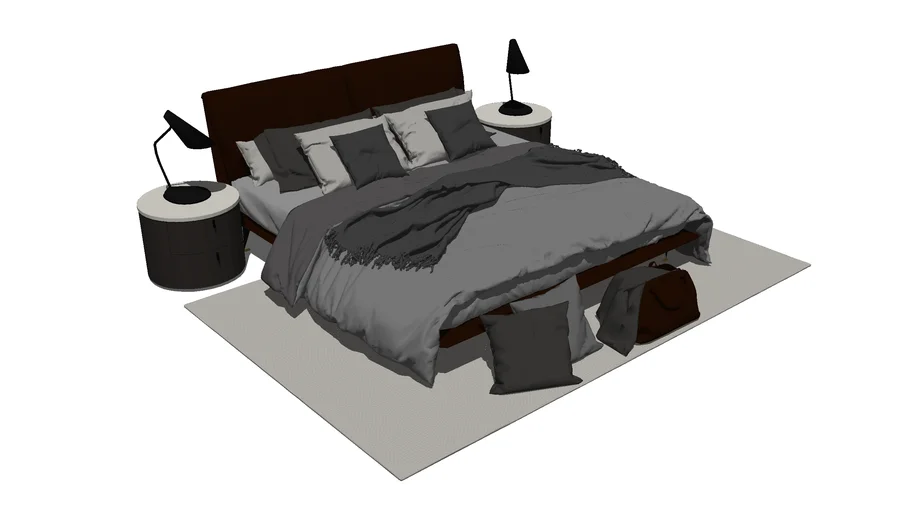 bed model | 3D Warehouse