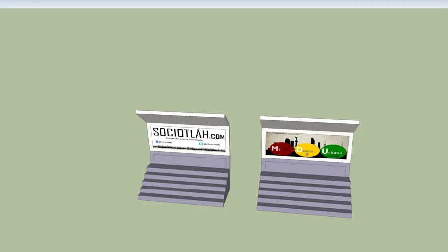 Court Benches | 3D Warehouse