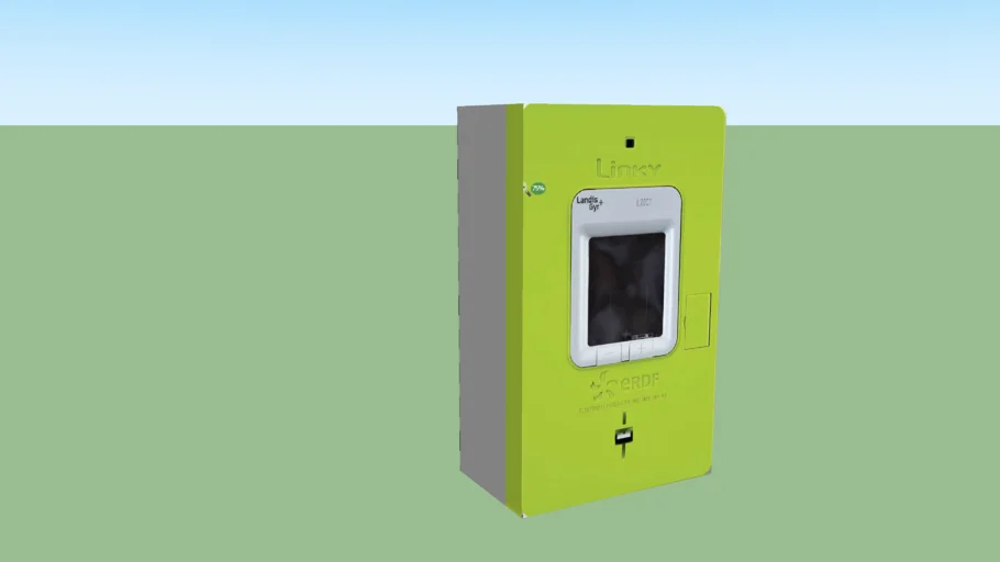 Compteur electrique linky | 3D Warehouse