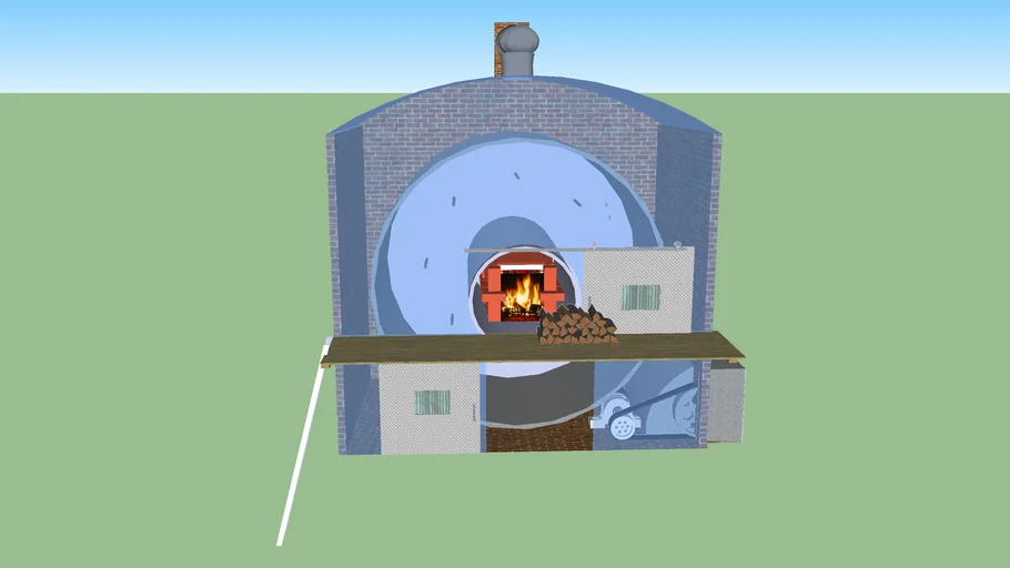 Rotary oven | 3D Warehouse