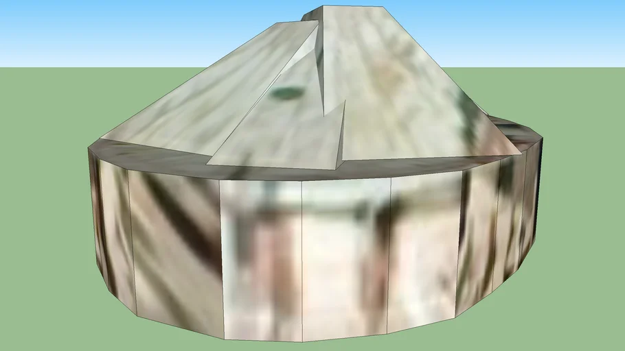 Kiosk building at Trianglen, Copenhagen, Denmark | 3D Warehouse