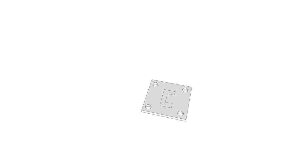 C channels with base plate made by kartik sachdeva for solar structure ...