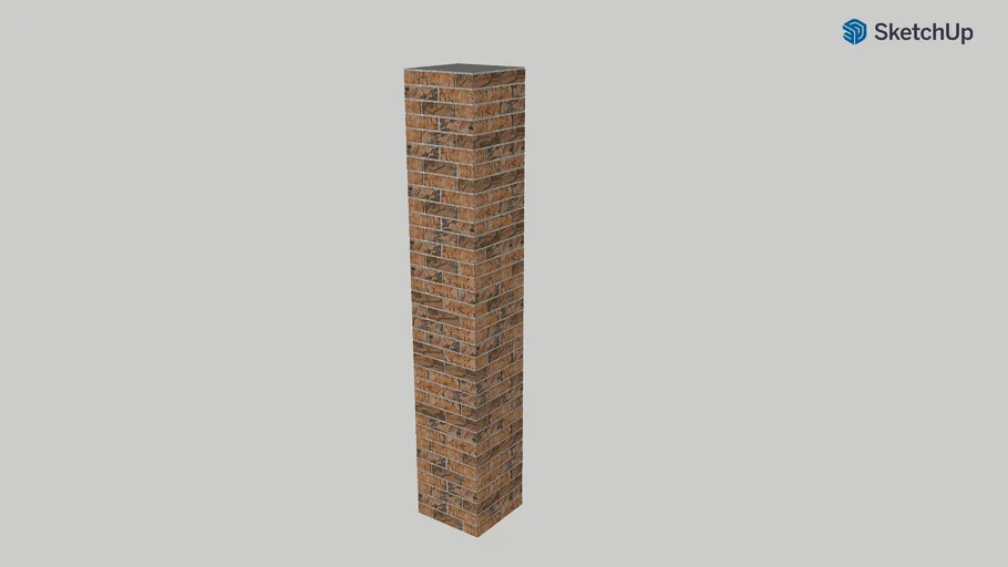Brick Column | 3D Warehouse