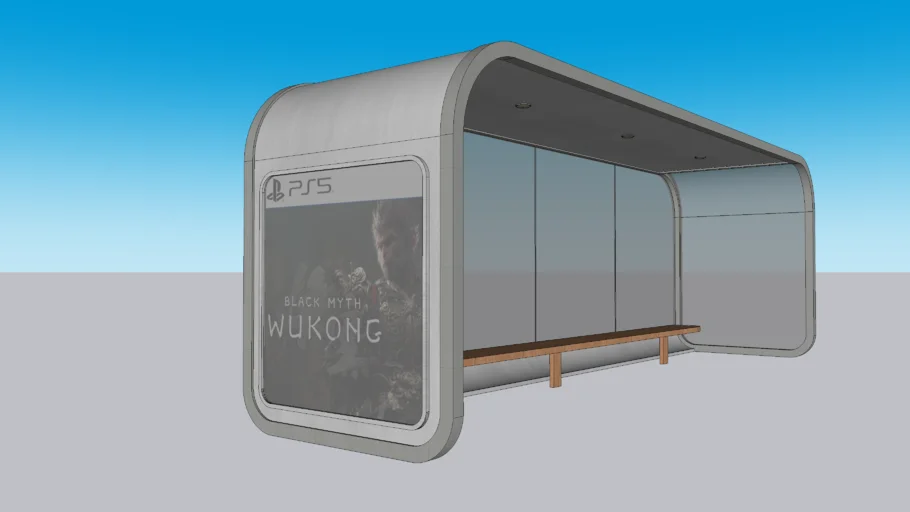 Bus stop - parada de bus | 3D Warehouse