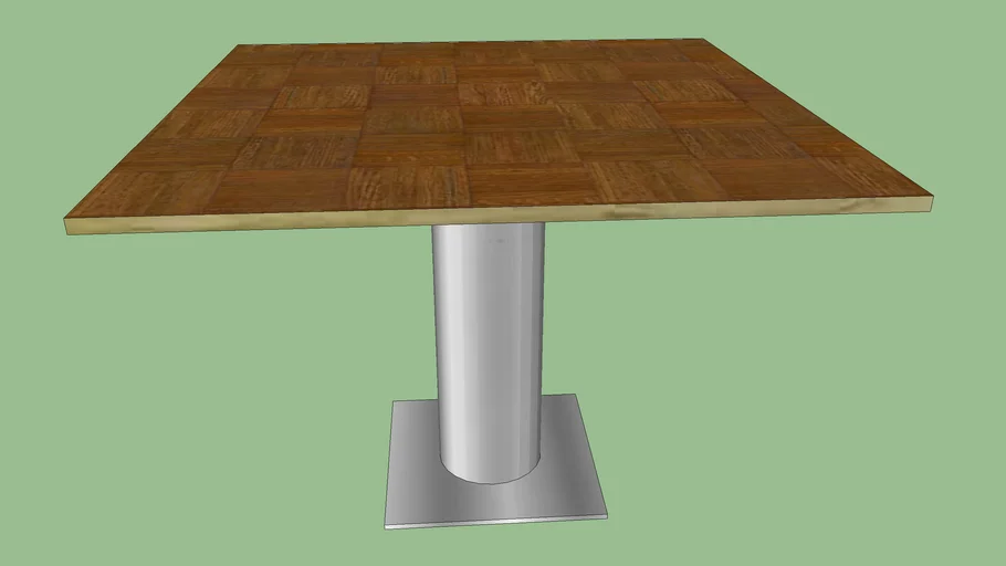 Basic square table - Basit kare masa | 3D Warehouse