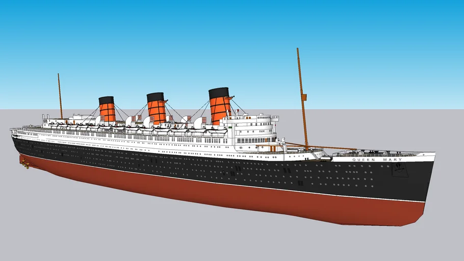 RMS Queen Mary | 3D Warehouse