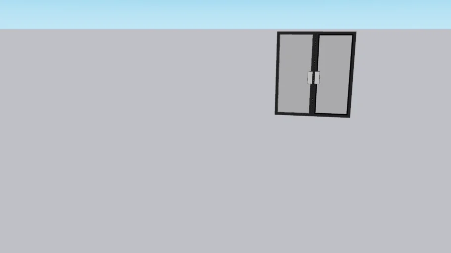 DOUBLE GLASS DOOR | 3D Warehouse