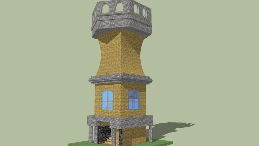 small archer tower | 3D Warehouse