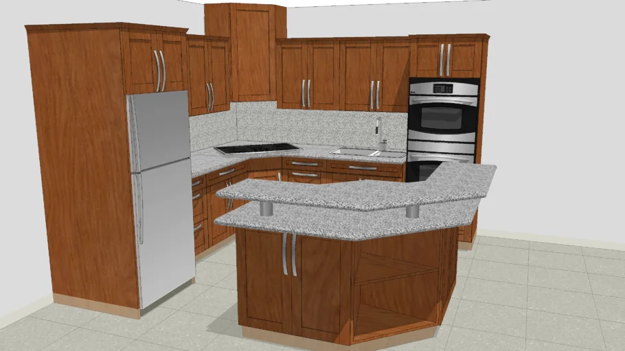 CORNER KITCHEN 1 | 3D Warehouse