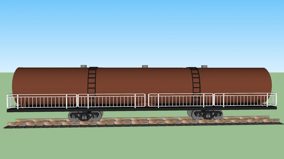Freight Train Wagon 3: Tanker | 3D Warehouse