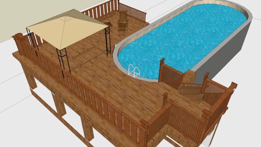 pool deck | 3D Warehouse