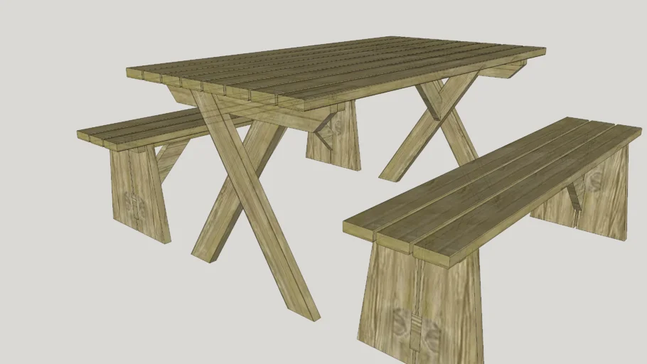 outdoor table | 3D Warehouse