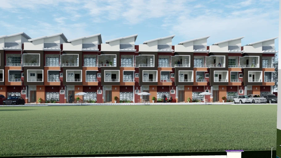 3 bedroom terrace | 3D Warehouse