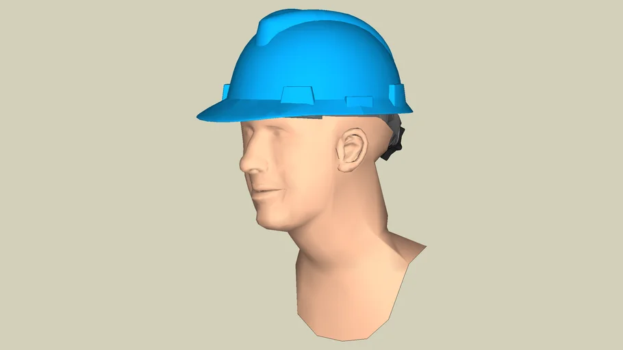 Safety First Series - Safety Hard Hat - MSA V-Guard w/ Ratchet ...