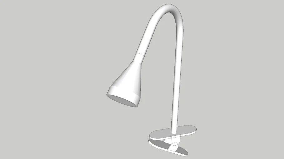 lamp IKEA NAVLINGE z klipsem | 3D Warehouse