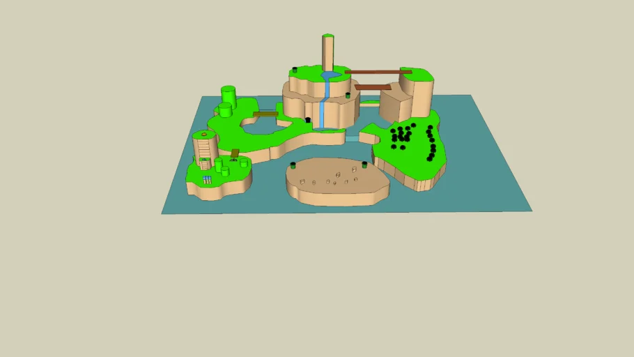 Super Mario World Worlds | 3D Warehouse