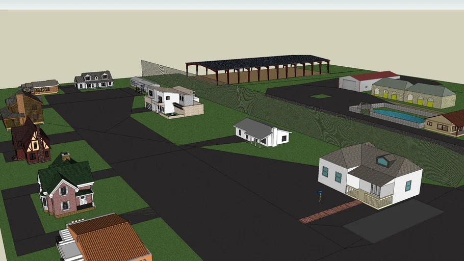 small coldasack with ranch neibor | 3D Warehouse