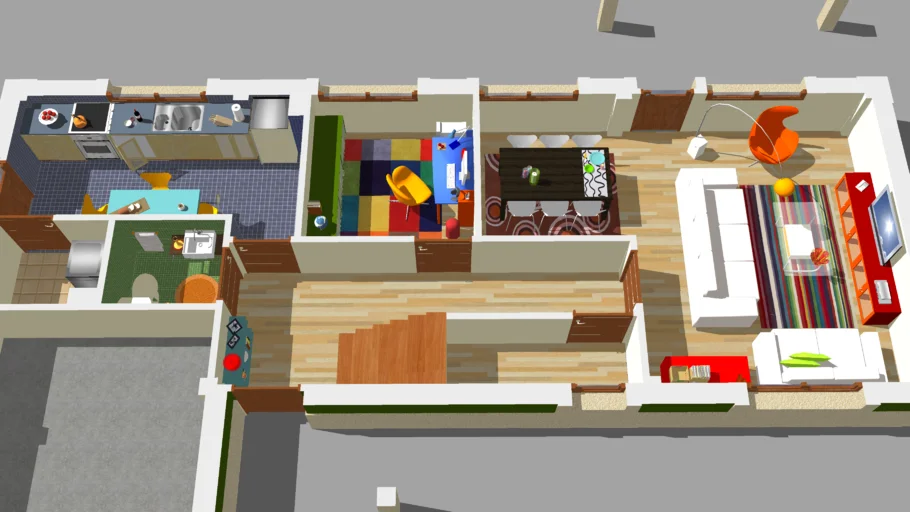 ground floor house | 3D Warehouse