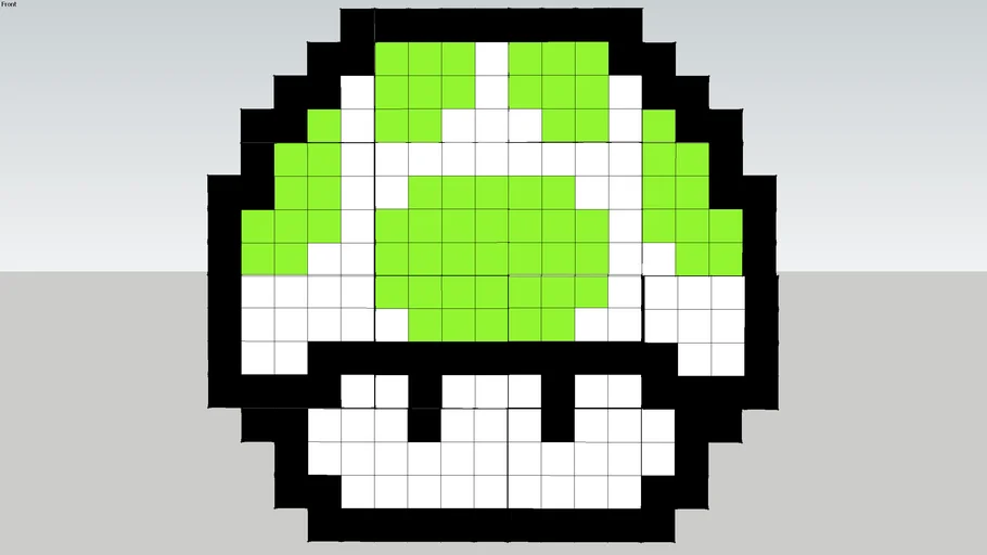 Mario 1-Up Pickup | 3D Warehouse