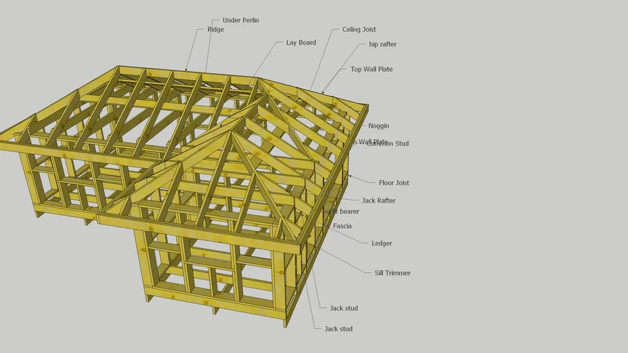 Hip Valley Roof Framing