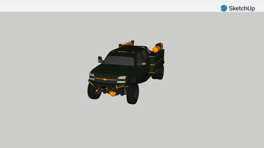 2005 Chevy Silverado rescue truck | 3D Warehouse