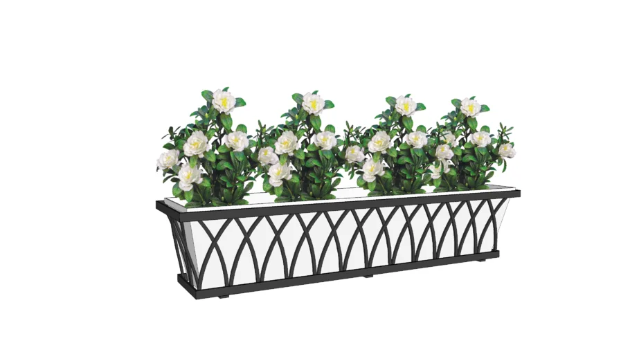 Arch Cage Window Box Planter | 3D Warehouse