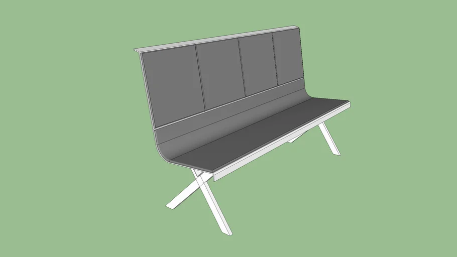 Modern bench | 3D Warehouse