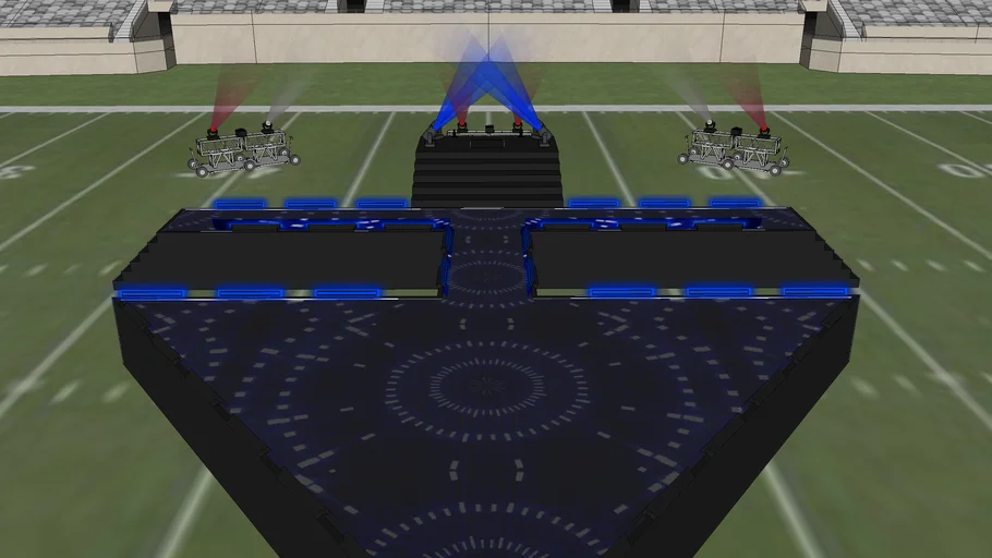 Super Bowl Halftime Show Consept Stage | 3D Warehouse