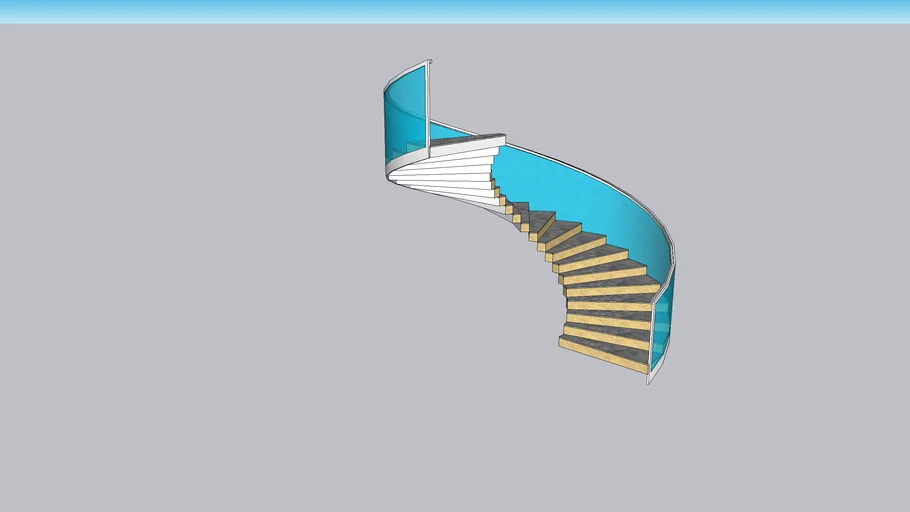 spiral staircase | 3D Warehouse