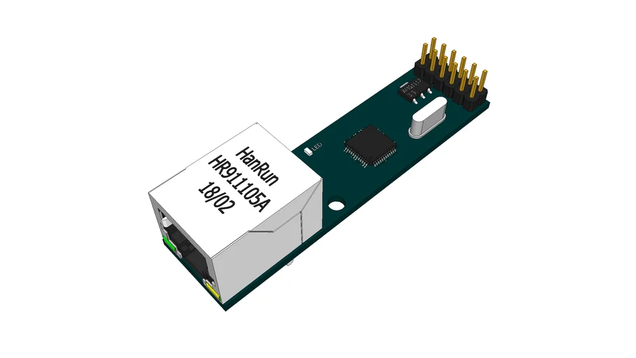 W5500 Ethernet module | 3D Warehouse