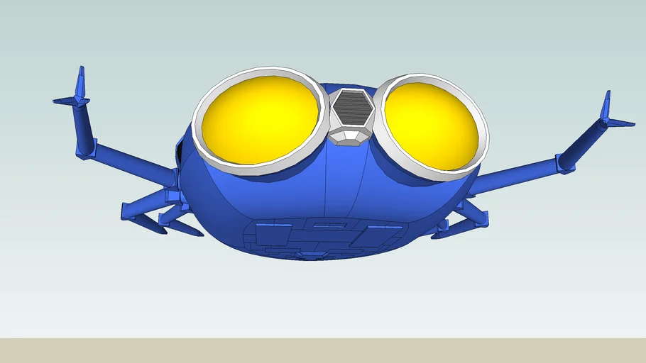 Blue Beetle Bug ship | 3D Warehouse