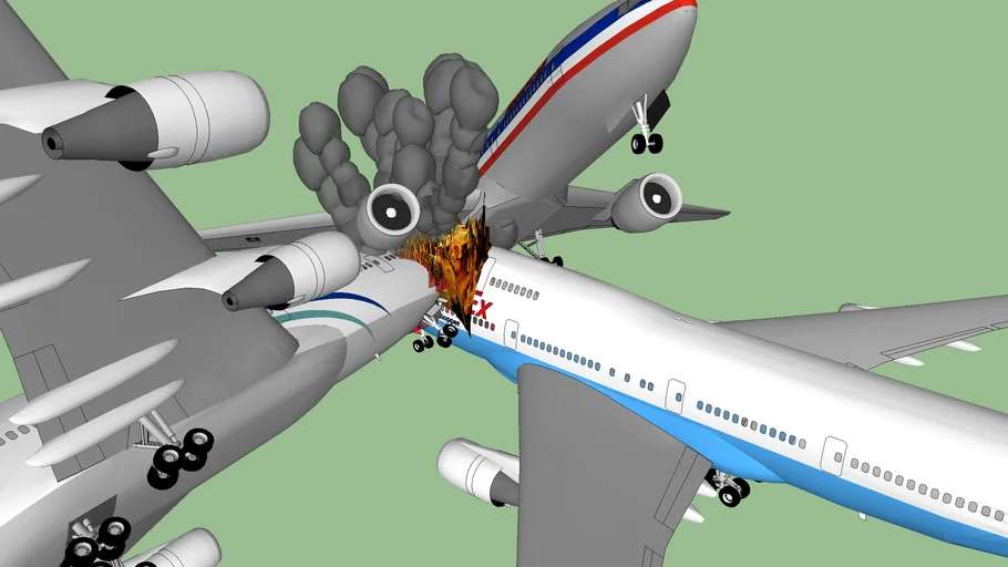 plane crash | 3D Warehouse