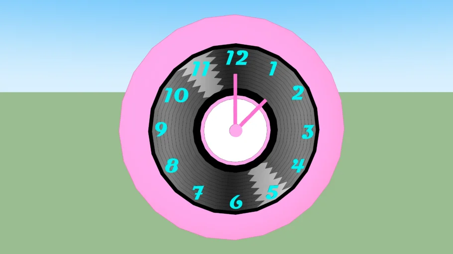 Retro Clock | 3D Warehouse