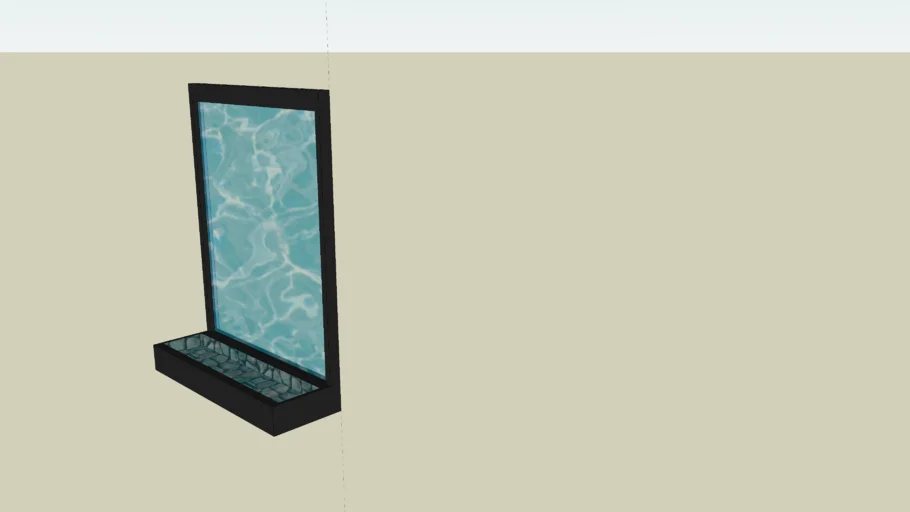 Water Wall | 3D Warehouse