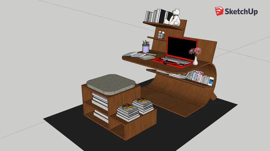 Meja Belajar | 3D Warehouse