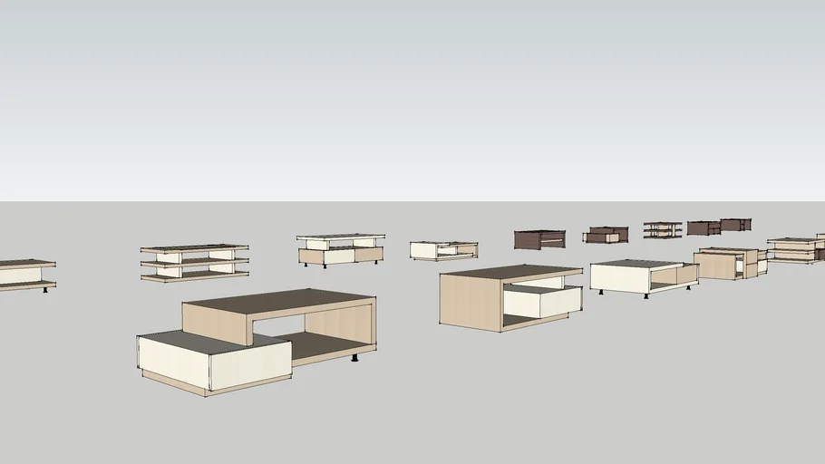 coffe table models | 3D Warehouse