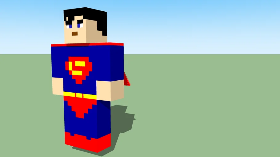 Minecraft Superman | 3D Warehouse