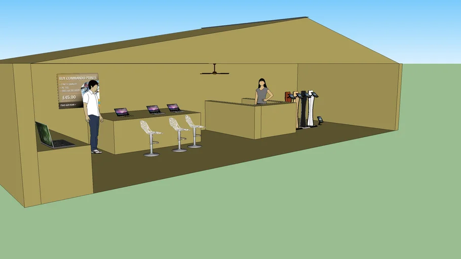 internet cafe | 3D Warehouse