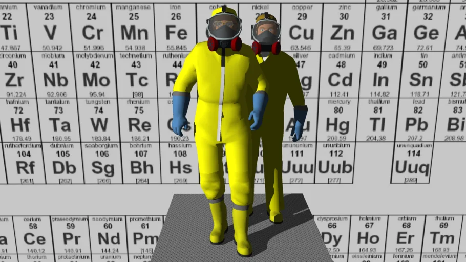 ART DIORAMA BREAKING BAD WALTER WHITE & JESSE PINKMAN WITH A PERIODIC ...