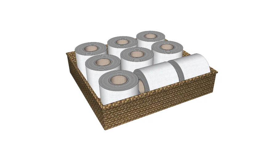 Canasto con papel higienico | 3D Warehouse