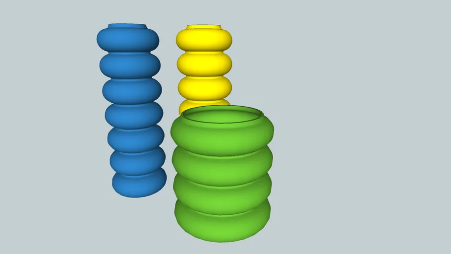 Solstrale vases | 3D Warehouse
